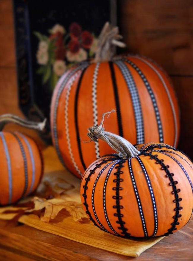 15 idées pour offrir à vos citrouilles d'Halloween une décoration à la ...