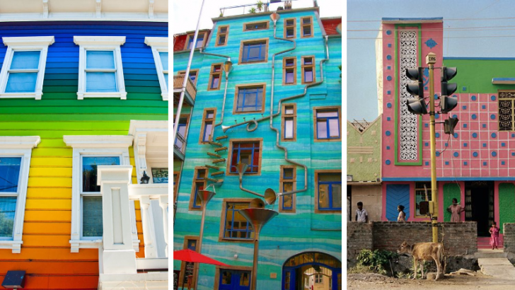 24 maisons très colorées à travers le monde