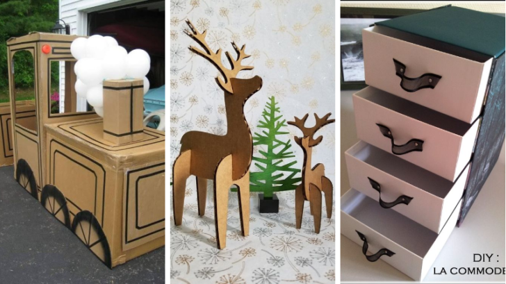 Que faire avec des cartons ? 12 idées de bricolages pour les recycler ...