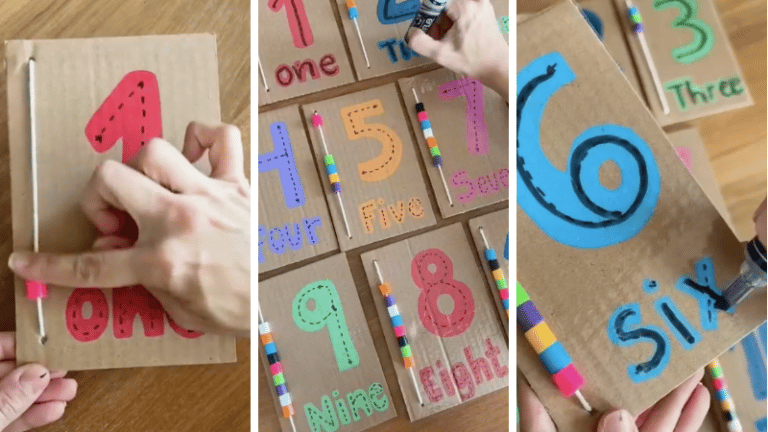 Apprendre les chiffres à votre enfant avec cet atelier