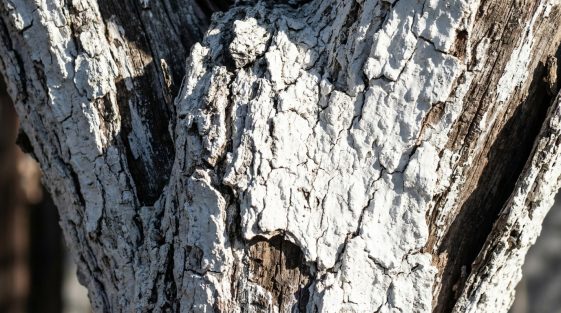 Je pensais que blanchir les troncs d'arbres en juin était une vieille ...